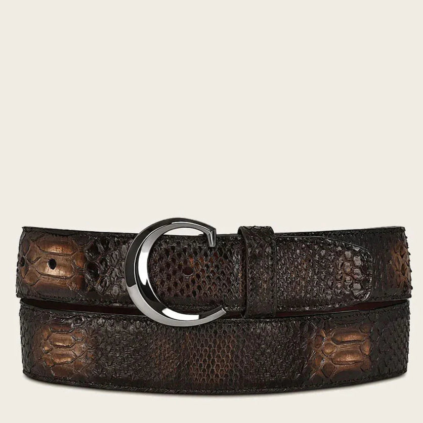 Cuadra Men's Python Exotic Strip Belt – ELP Western