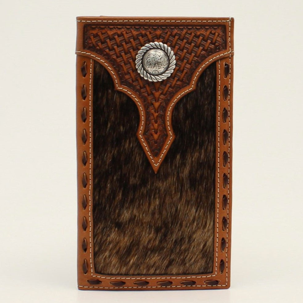 ARIAT MENS RODEO WALLET BASKET WEAVE – ELP Western