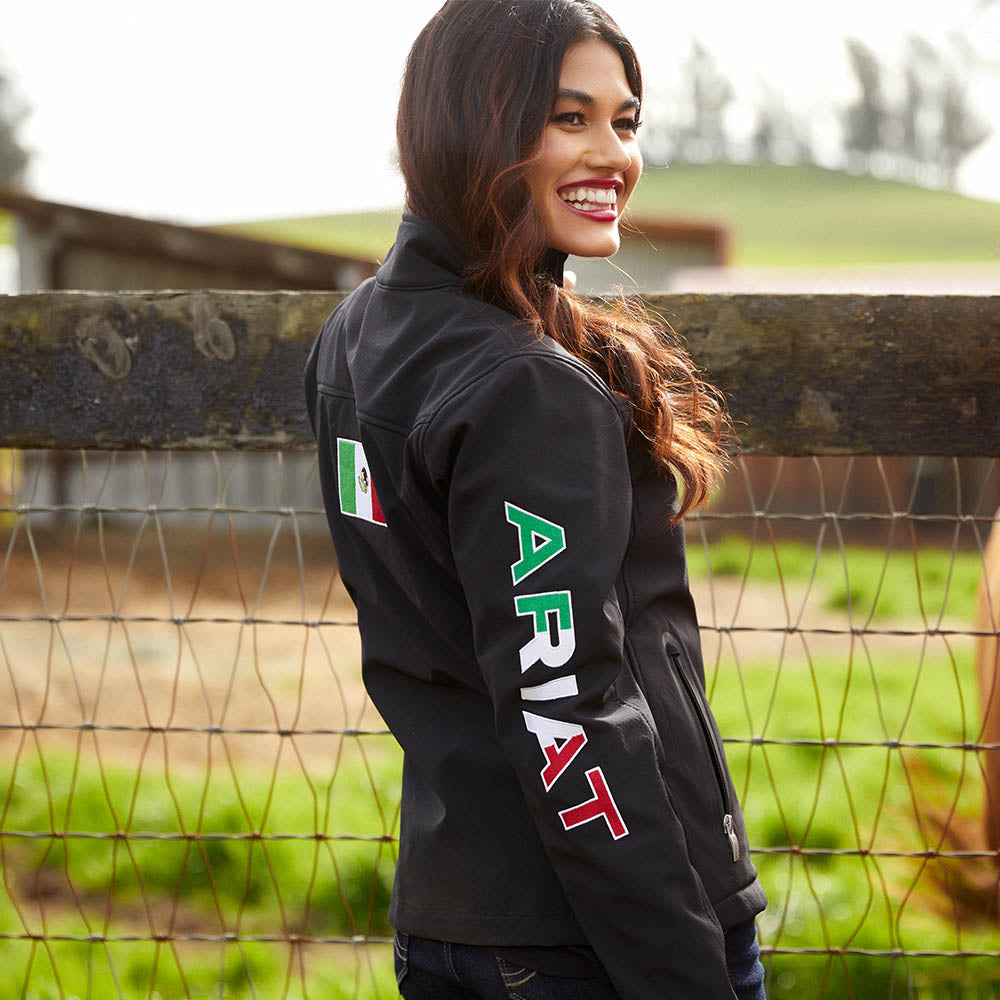 Ariat Mexico Jacket Women's Softshell Black – El Potrero Western Wear