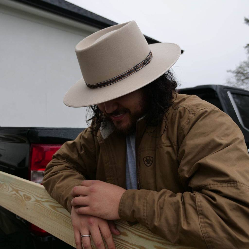 Stetson Yancy Hat Gambler Flat Brim – ELP Western