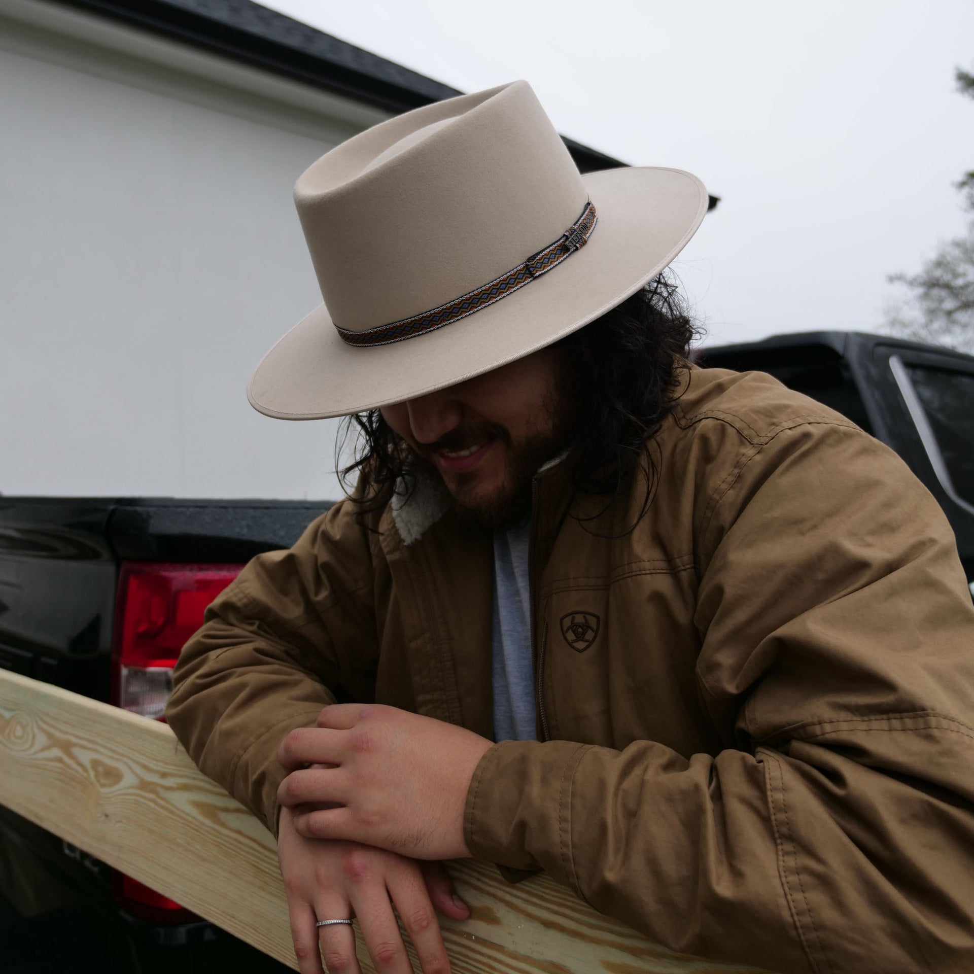 Stetson Yancy Hat Gambler Flat Brim – ELP Western