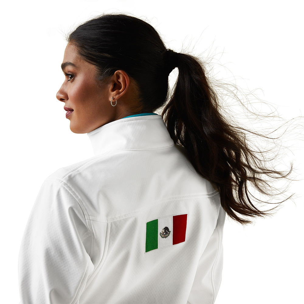 Ariat Mexico Jacket Women's Softshell White – ELP Western
